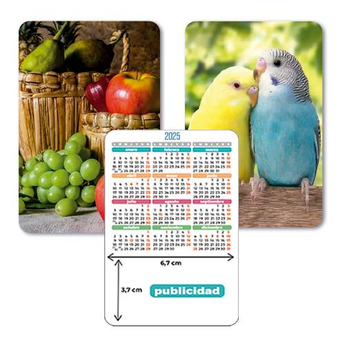 Calendario Bolsillo 6,7×9,7cm – Calendarios Publicitarios Baratos